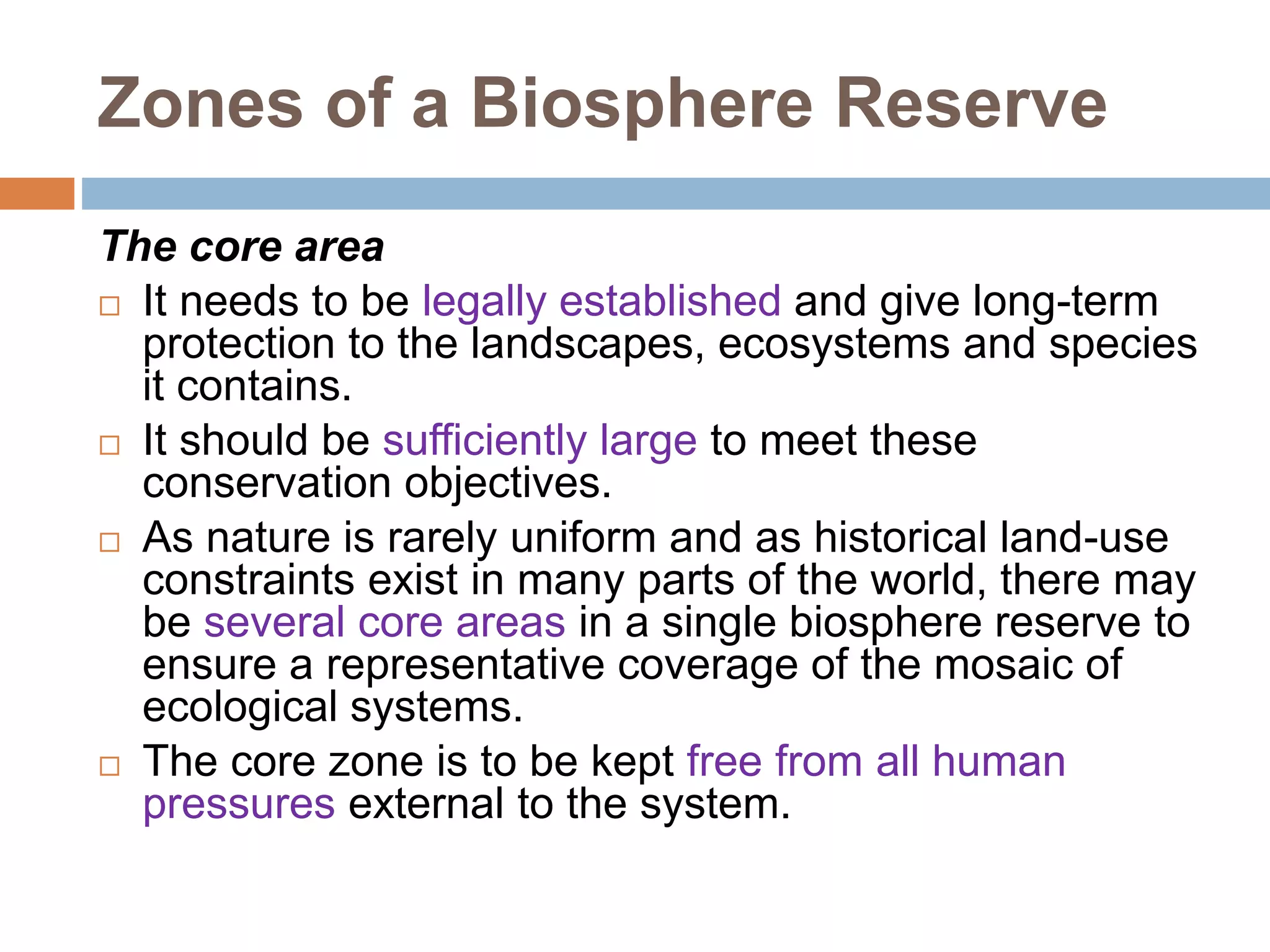 Biosphere Reserves | PPTX