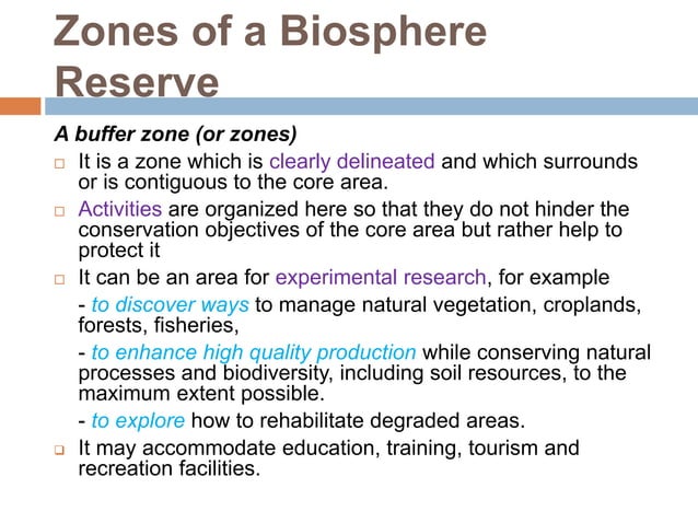 Biosphere Reserves | PPTX | Geography | Science