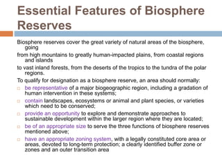 Biosphere Reserves | PPTX