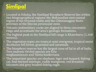 Biosphere reserves in india | PPTX