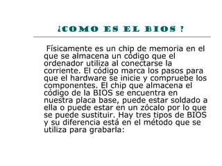 Bios presentacion | PPT
