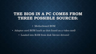 BIOS PRESENTATION | PPTX