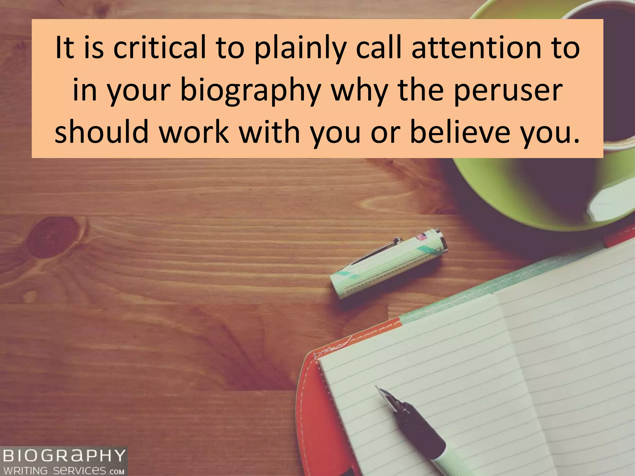 Bios Professional How to Write a Perfect Biography for Different ...