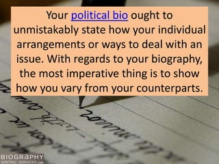 Bios Professional How to Write a Perfect Biography for Different ...