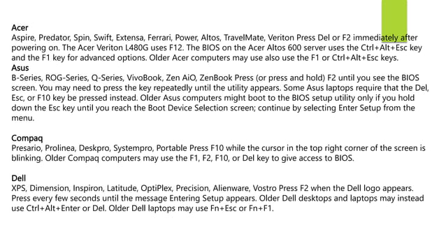 BIOS Setup Utility Access Keys for Popular Computer.pptx