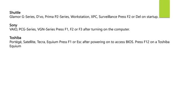 BIOS Setup Utility Access Keys for Popular Computer.pptx