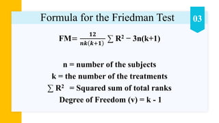 THE FRIEDMAN TEST ( Biostatics B. Pharm) | PDF