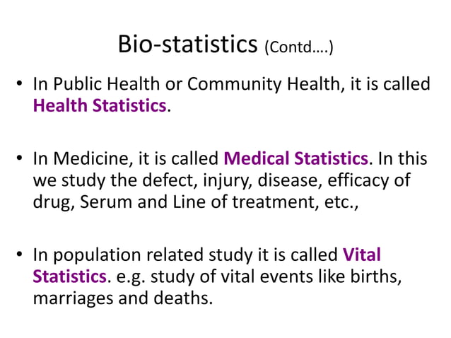 Biostatistics | PPTX | Physics | Science