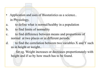 Biostatistics | PPTX
