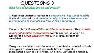 BIOSTATISTICS + EXERCISES | PPTX