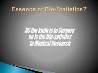 Biostatistics | PPT