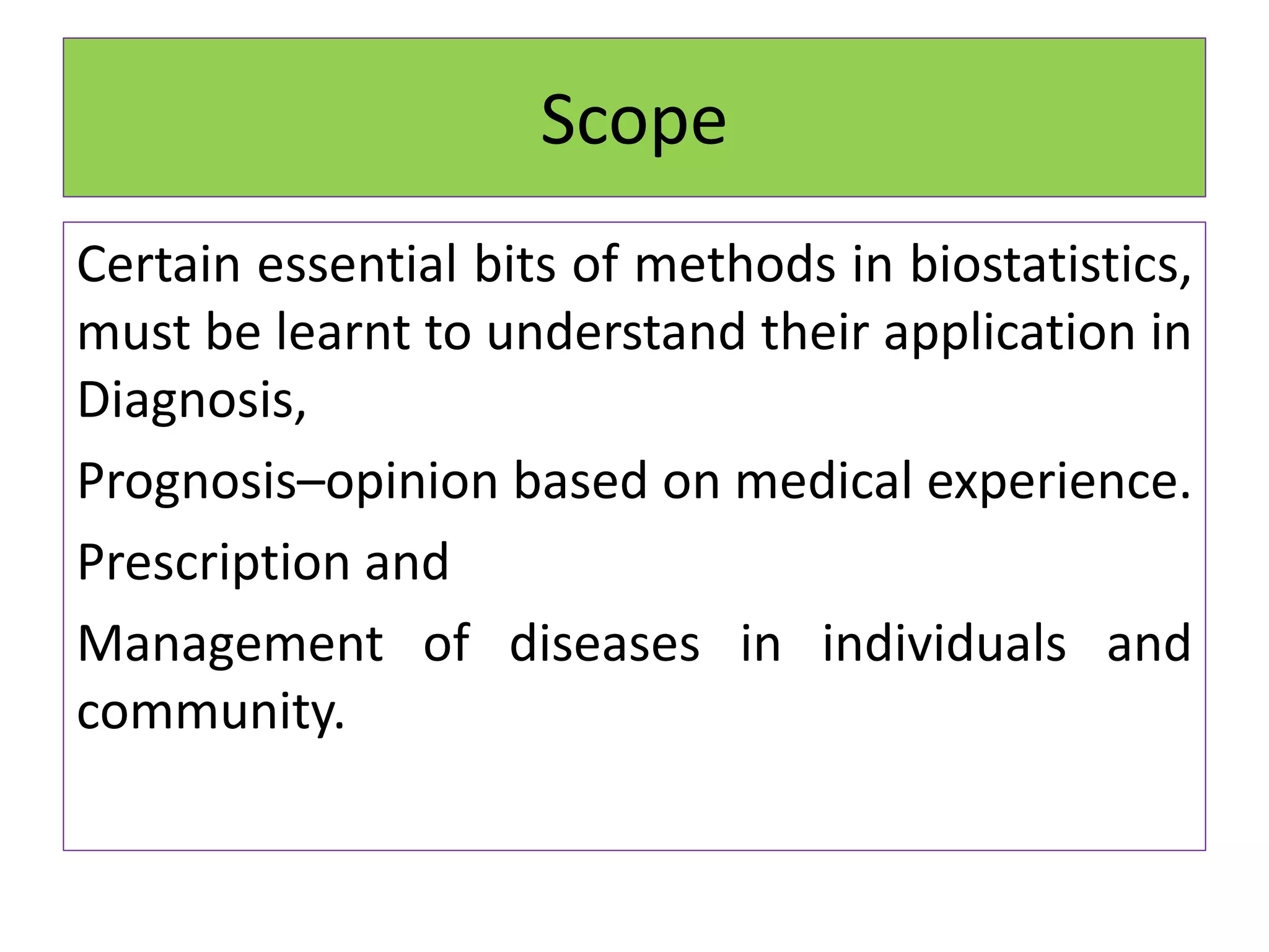 Biostatistics | PPTX