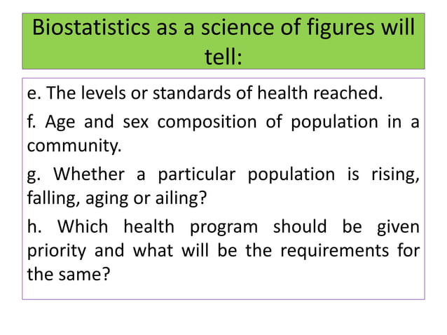 Biostatistics | PPTX