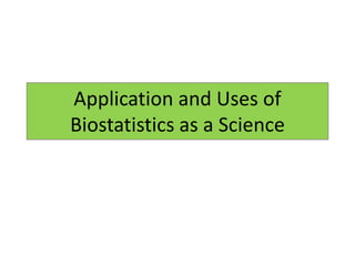 Biostatistics | PPTX