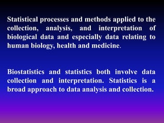 Biostatistics | PPT
