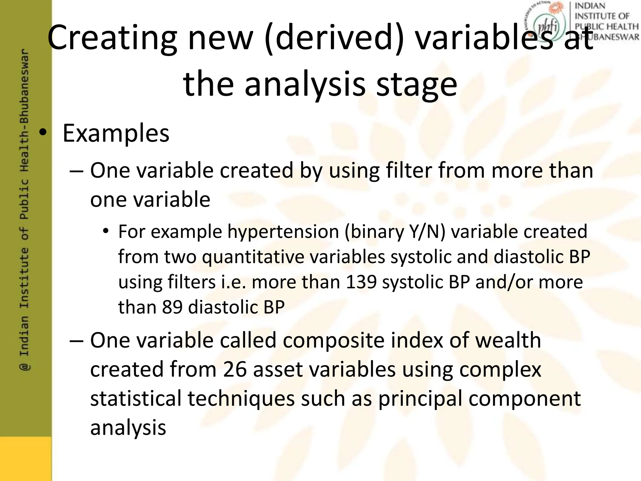 Biostatistics - Lecture 2 - Observations, variables and data ...