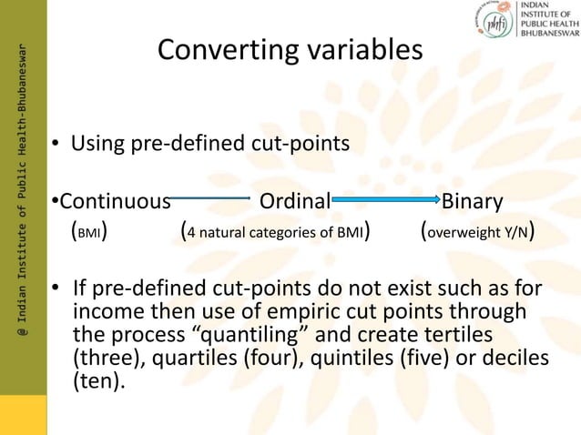 Biostatistics - Lecture 2 - Observations, variables and data ...