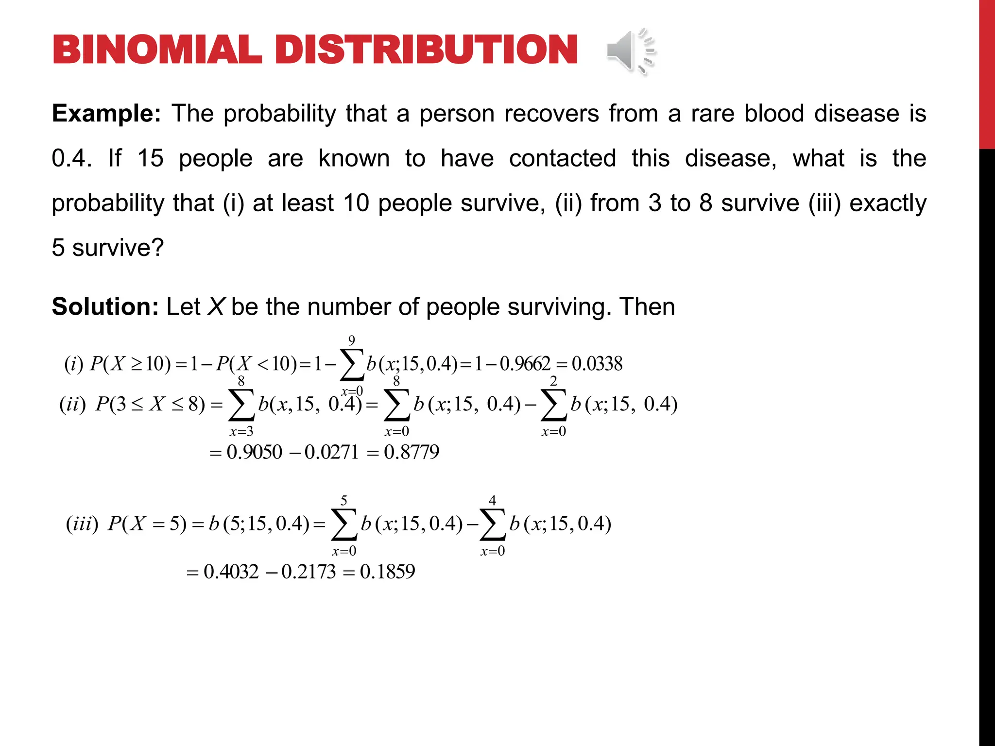 Biostatistics-Week 6.pptx_ Binominal Distribution | PPT
