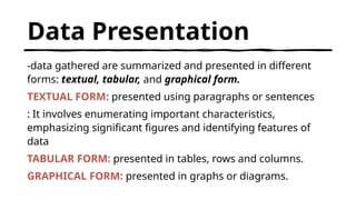 Chapter 3: Data Collection and Presentation | PPTX