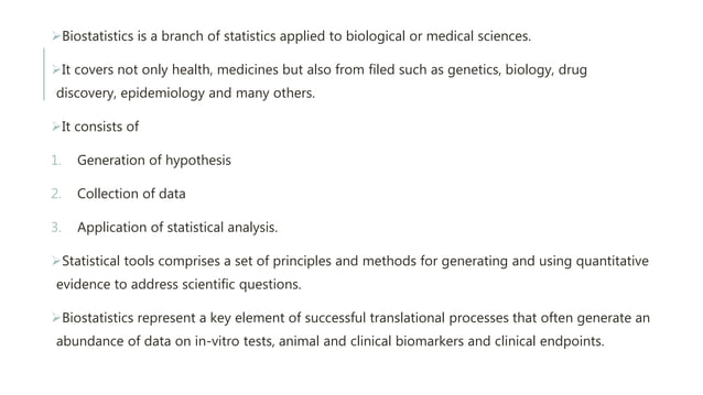 Biostatistics and research methodology | PPTX