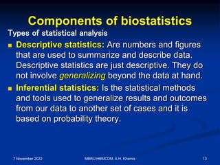 Biostatistics as tool of research.ppt | Science