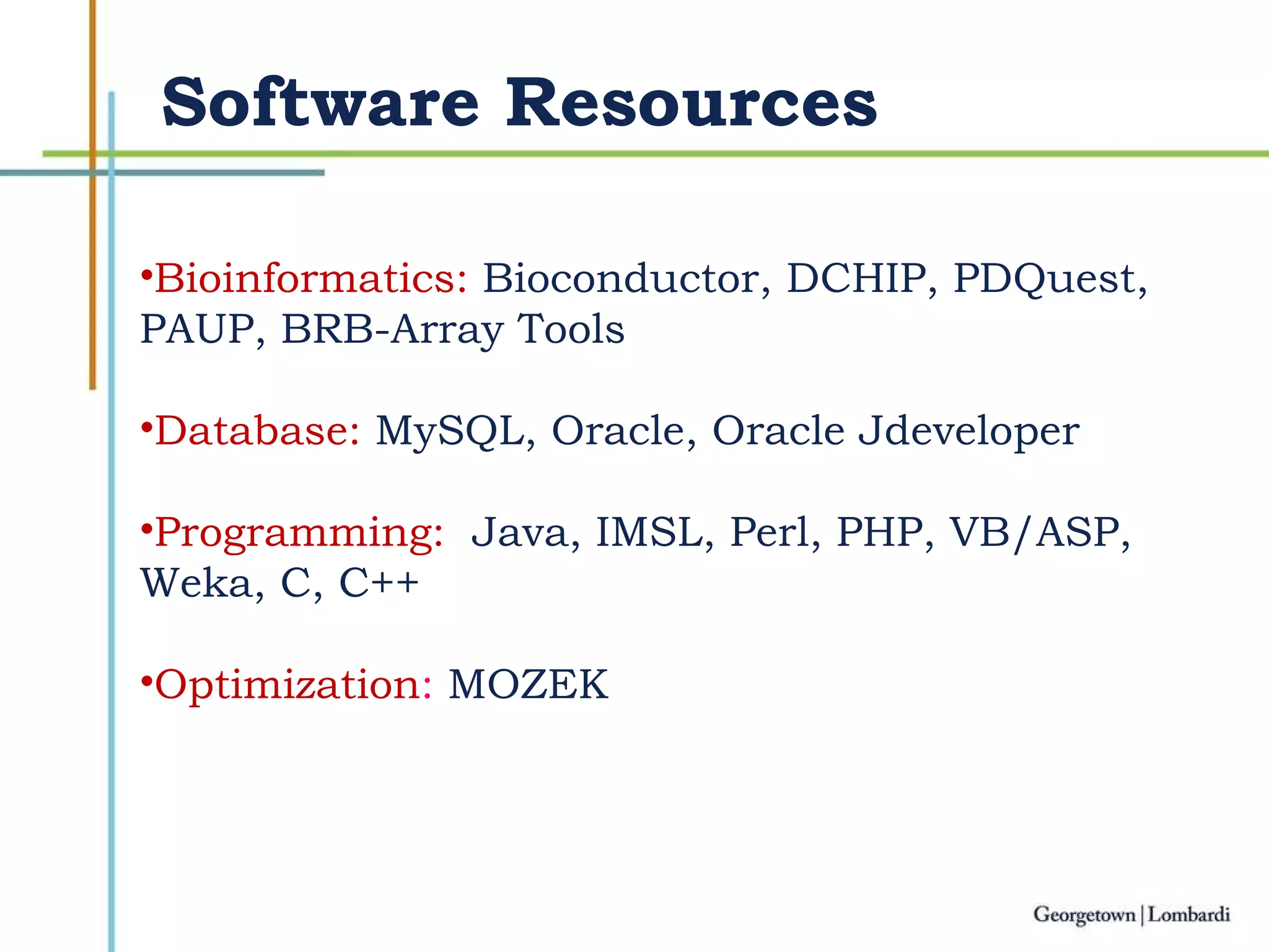 Biostatistics & Bioinformatics | PPT