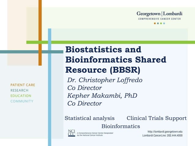Biostatistics & Bioinformatics | PPT