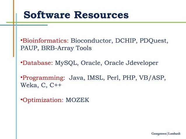 Biostatistics & Bioinformatics | PPT