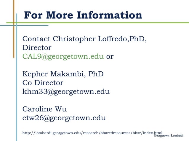 Biostatistics And Bioinformatics Ppt