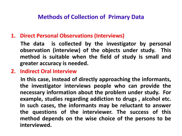 Biostatistics Collection Of Data And Sampling Techniques Smgpptx Science