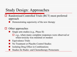 Biostatistics in cancer RCTs | PPT