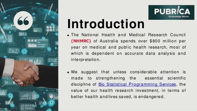 Biostatistics is a critical subject in current health data research – pubrica | PPTX
