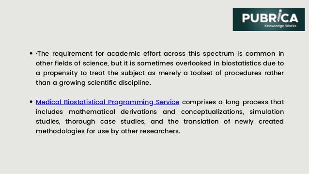Biostatistics is a critical subject in current health data research ...