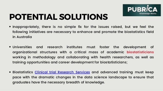 Biostatistics is a critical subject in current health data research ...