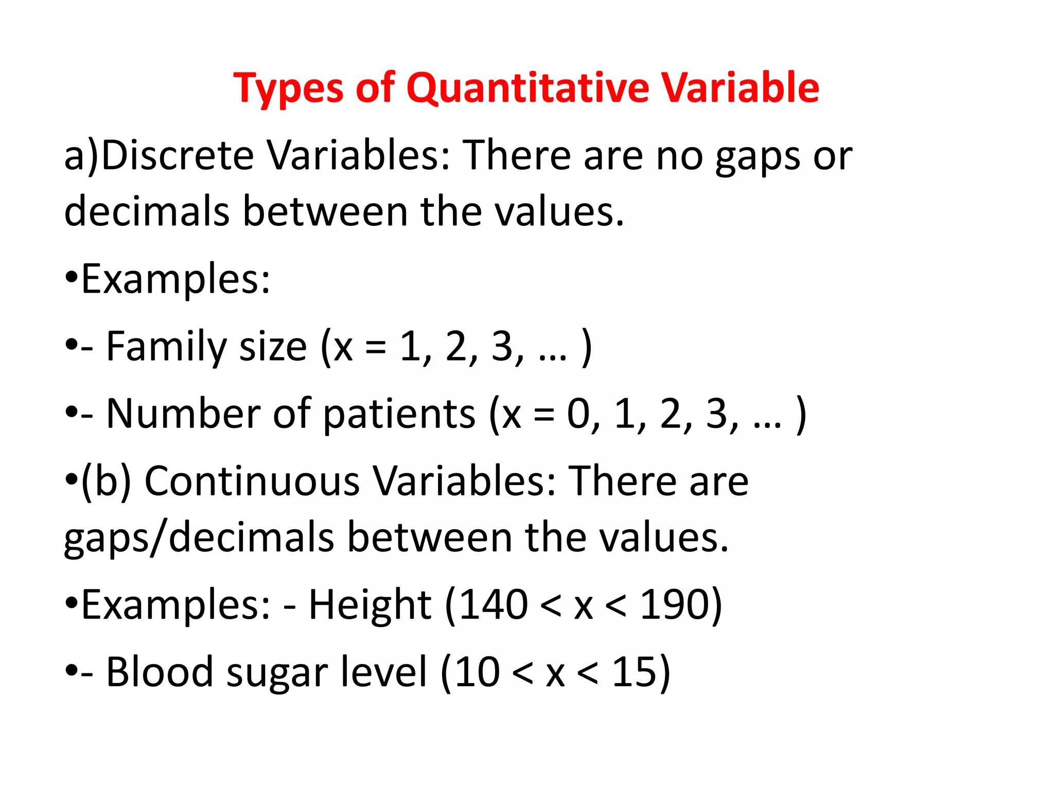 Biostatistics lec 2 variables and scales of measurement | PPTX