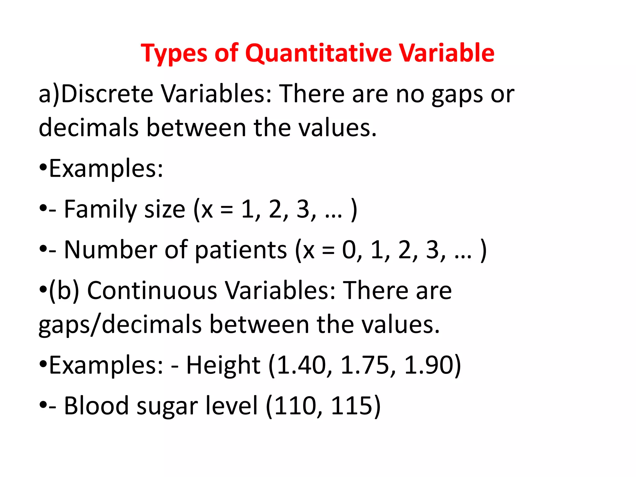 Biostatistics lec 2 variables and scales of measurement | PPTX