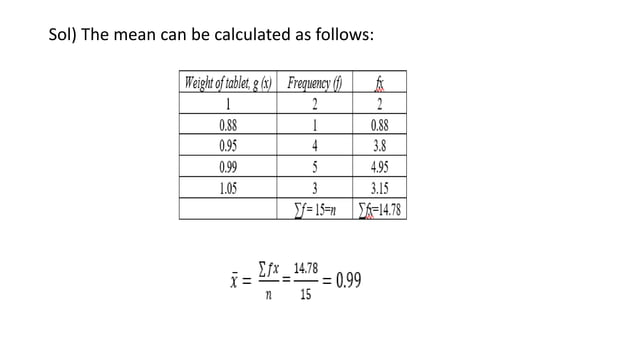 Biostatistics Mean Median Mode Unit 1 Pptx