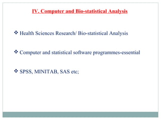 role of Biostatistics (new) | PPT