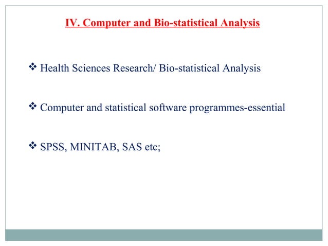 role of Biostatistics (new) | PPT