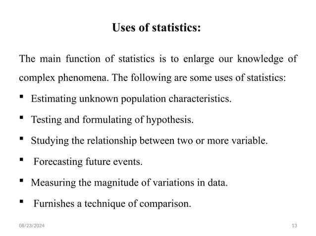 Biostatistics Pptpptx Teaching Handout Of Statistics Ppt