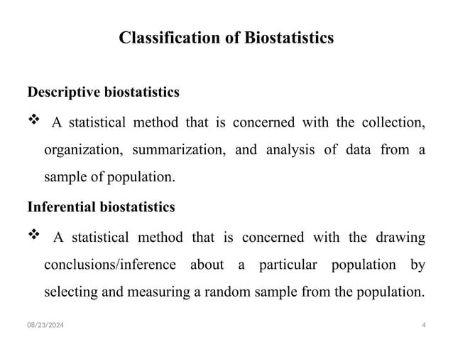 Biostatistics ppt.pptx teaching handout of statistics | PPT