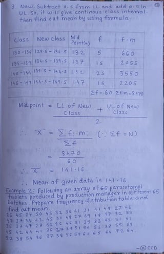 Biostatistics and Research Methodology: Unit I - Measures of Central ...