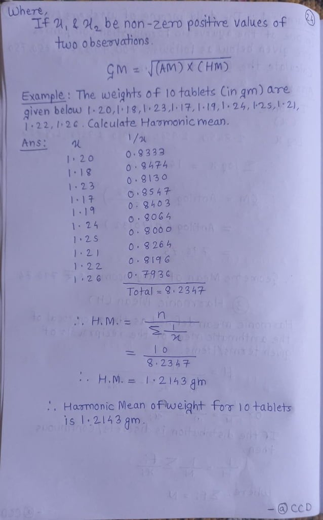 Biostatistics and Research Methodology: Unit I - Measures of Central ...