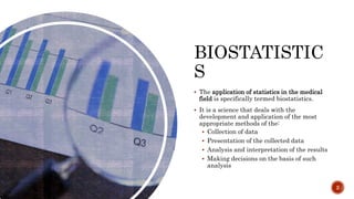 BIOSTATISTICS SLIDESHARE.pptx | Educational Assessment | Education