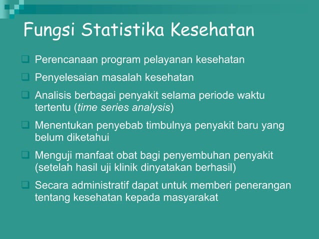 Biostatistik | PPT