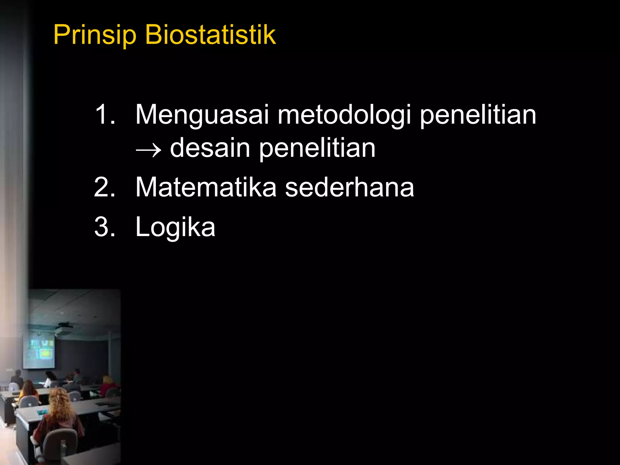 Biostatistik spss_FK | PPT