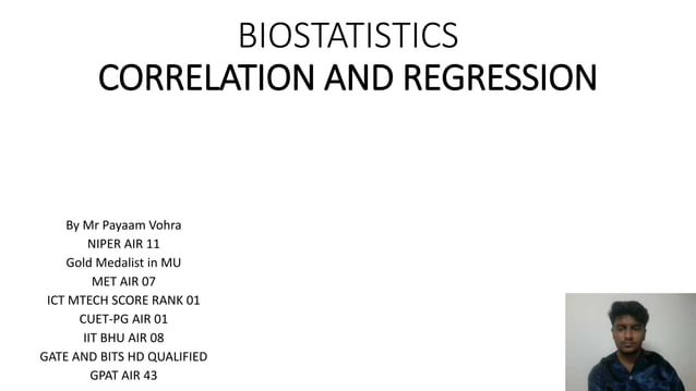 Biostats coorelation vs rREGRESSION.DIFFERENCE BETWEEN CORRELATION AND ...