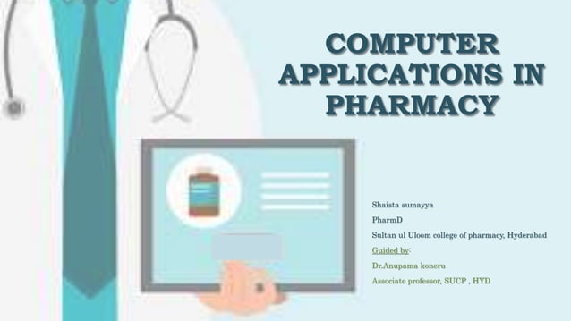 Use of computers in hospital pharmacy, biostatistics and research ...