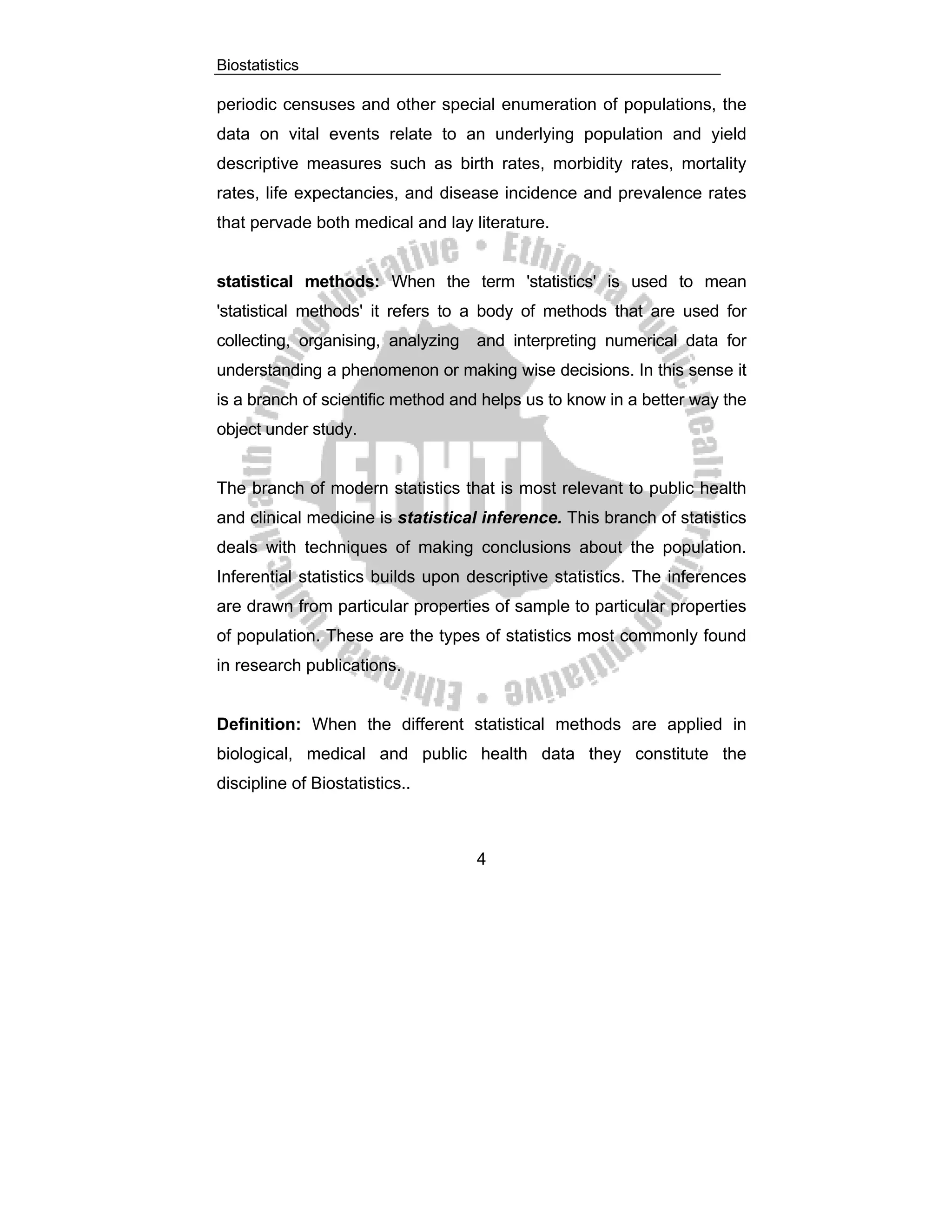 Biostat training material | PDF