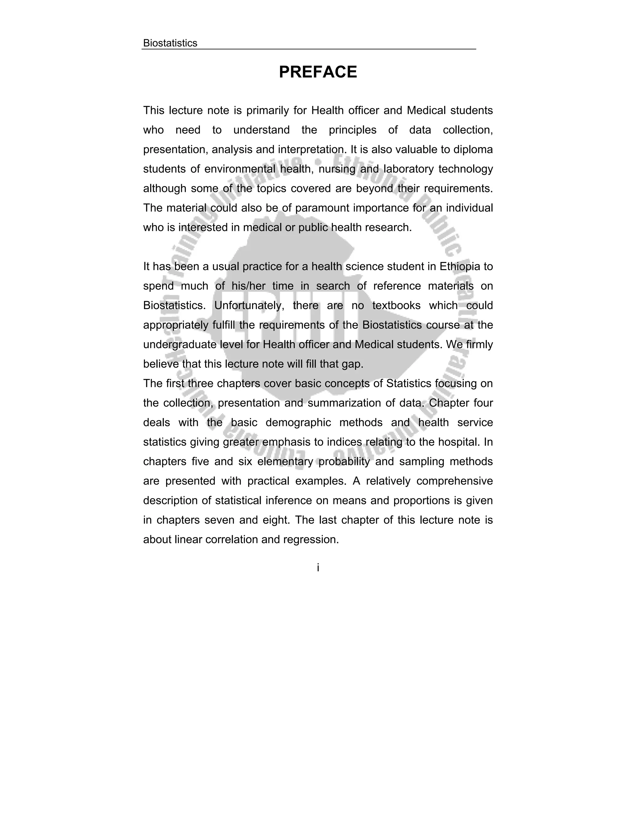 Biostat training material | PDF